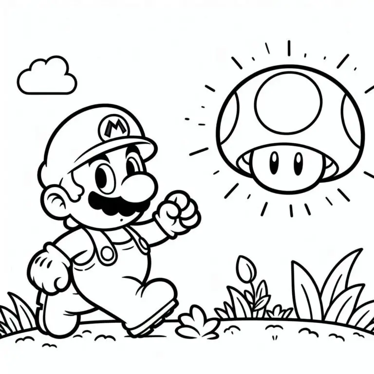 57 Dibujo de Mario para colorear | dibujos para imprimir