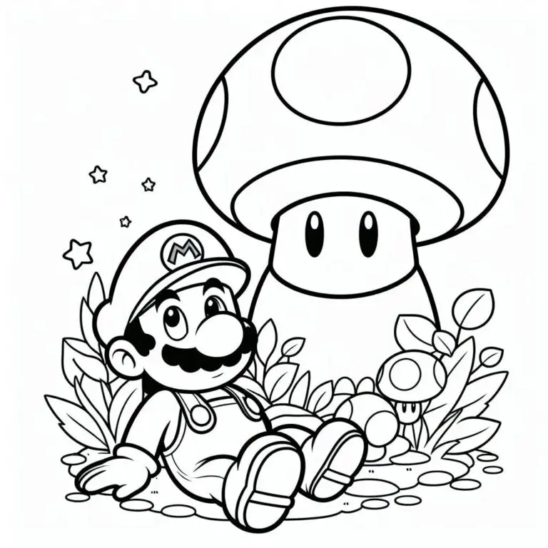 57 Dibujo de Mario para colorear | dibujos para imprimir