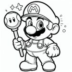 57 Mario da colorare unico e stampare PDF gratuita