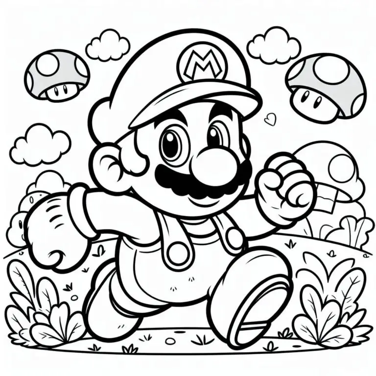 54 Dibujo de Mario para colorear | dibujos para imprimir