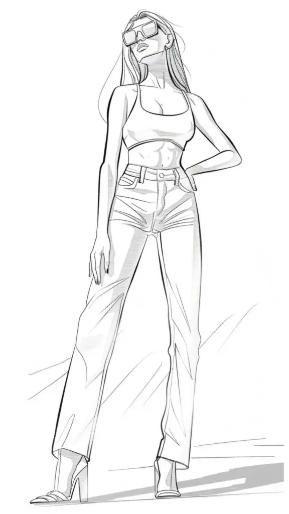 36 Top Model Coloring Page Unique | free Download And Print