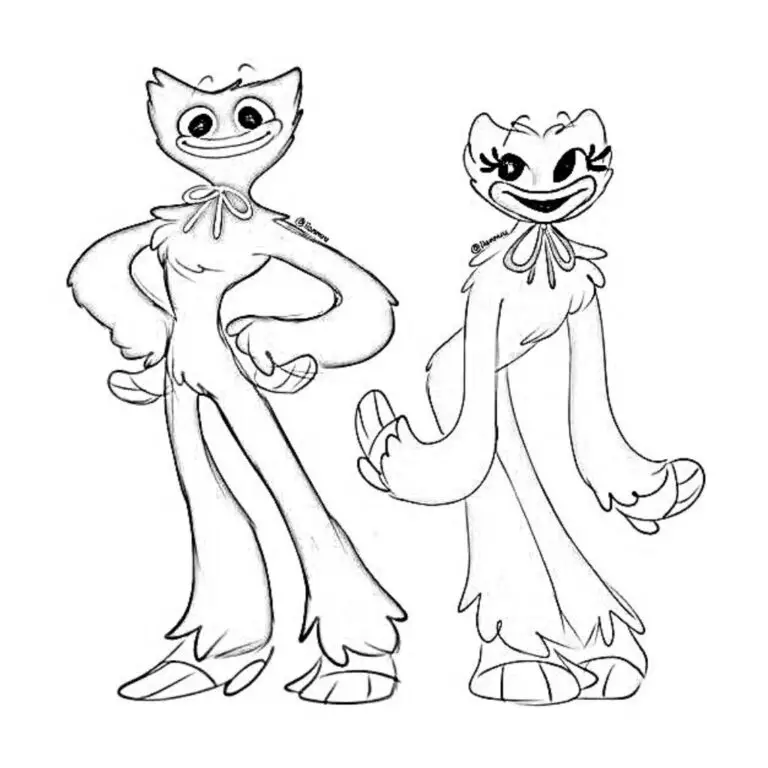 33 Poppy playtime coloring pages for kids | Free Printables