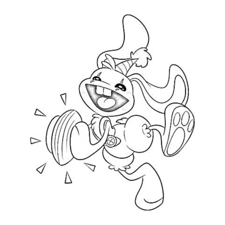 30 Poppy playtime de colorat gratuit (Desene imprimabile)