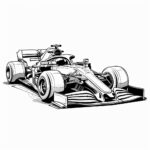 42 Racerbil fargelegging unik utskrivbare PDF gratis