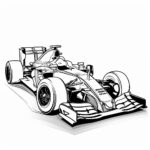 42 Racerbil Tegninger Farvelægning Printbar gratis PDF