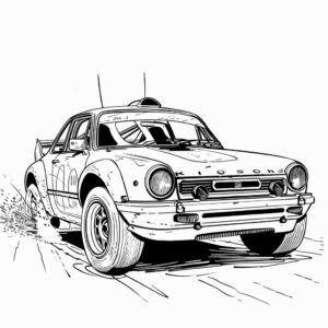 39 Závodní auto Omalovánky unikátní k vytisknutí PDF