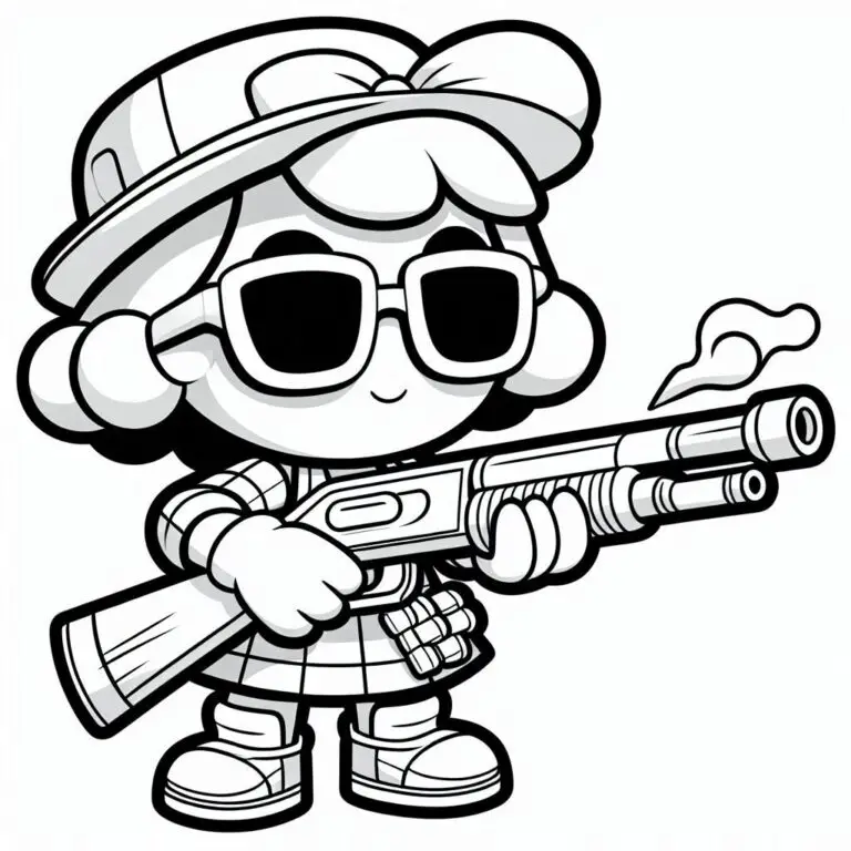 45 Brawl Stars de colorat pentru copii (Desene imprimabile)