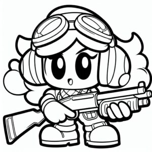 45 Brawl Stars Omalovánky unikátní k vytisknutí PDF