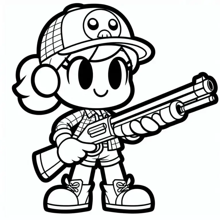 45 Brawl Stars Omalovánky unikátní k vytisknutí PDF