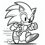 56 Sonic de colorat pentru copii (Desene imprimabile)