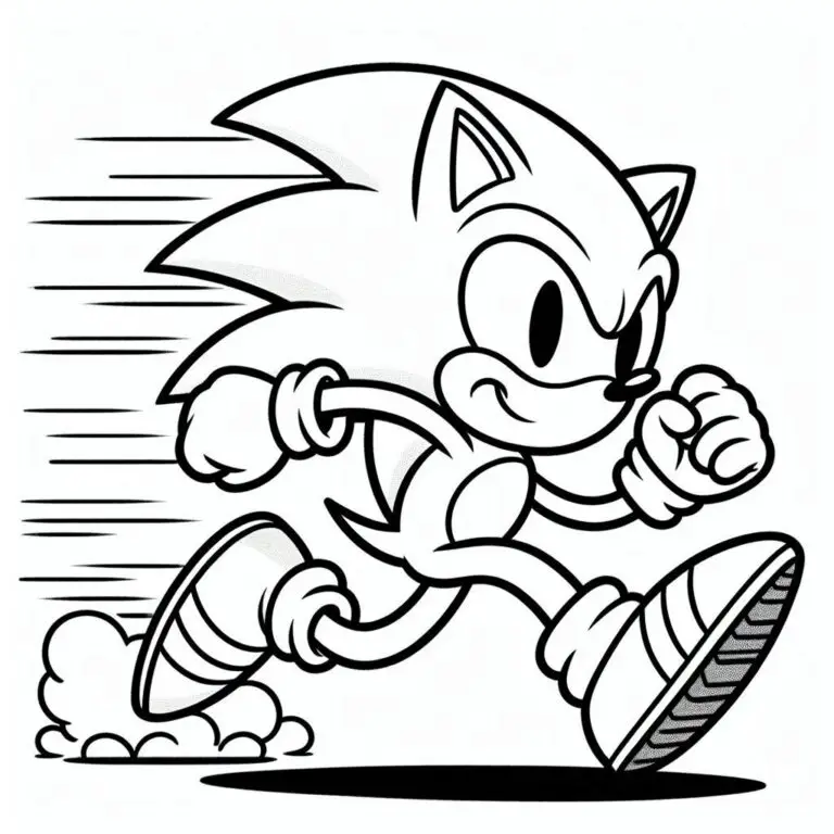 53 Sonic fargelegging unik utskrivbare PDF gratis