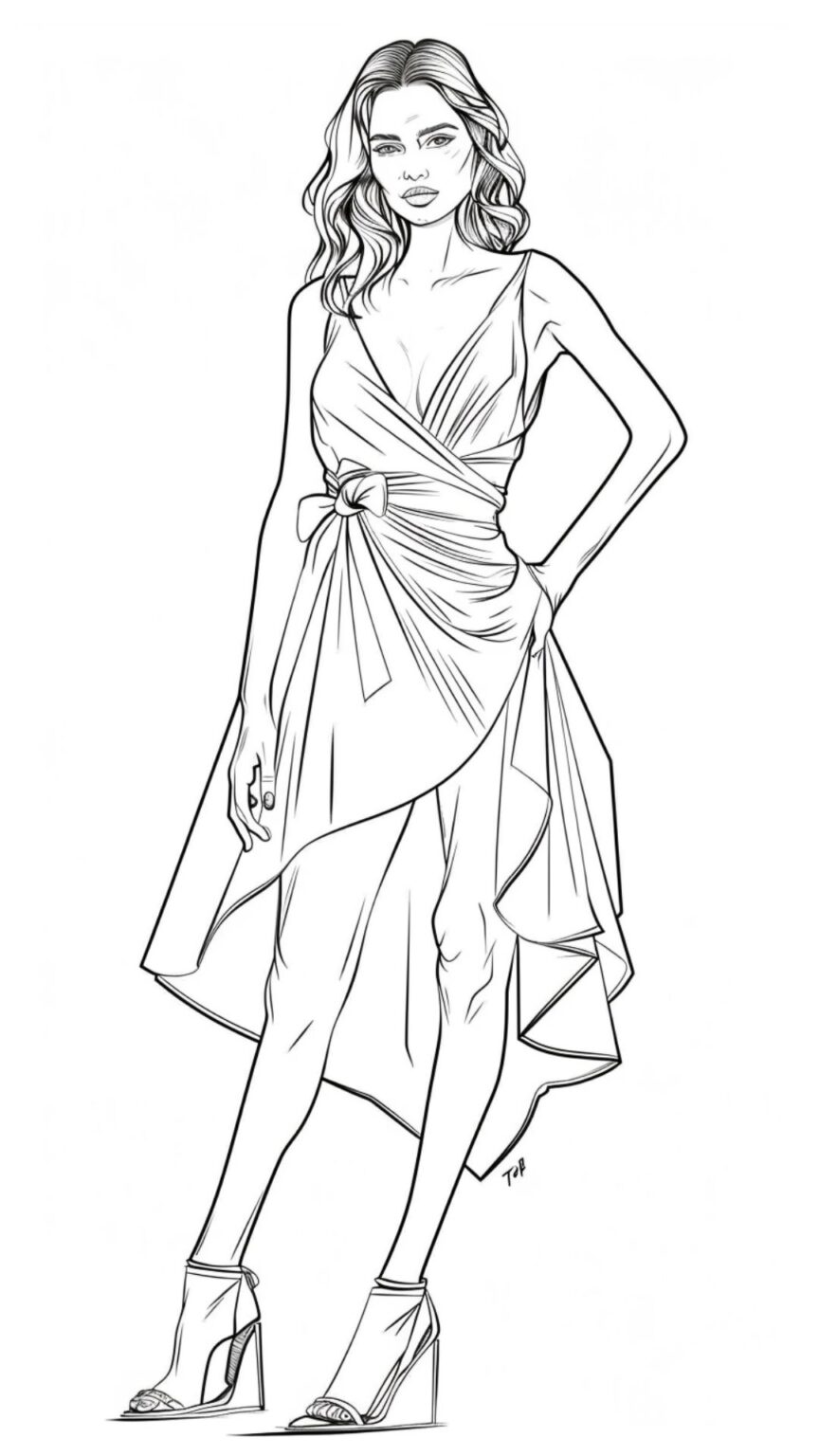 36 Top Model Coloring Page Unique | free Download And Print