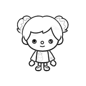 27 Toca Boca Plansa de Colorat Unic | Download Și imprimați PDF