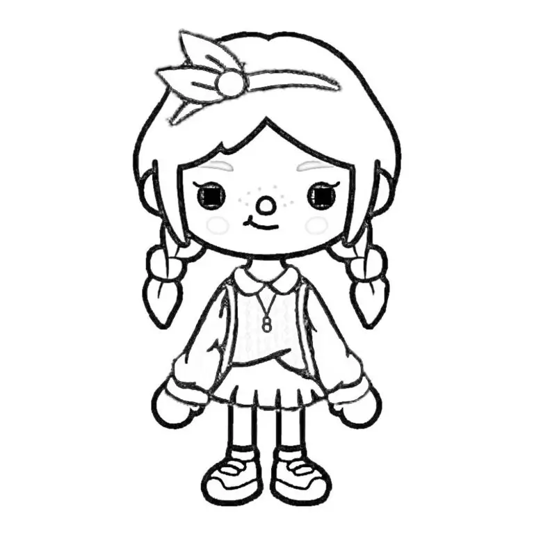 27 Toca Boca Plansa de Colorat Unic | Download Și imprimați PDF