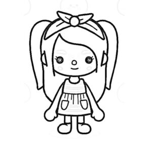 27 Toca Boca Plansa de Colorat Unic | Download Și imprimați PDF