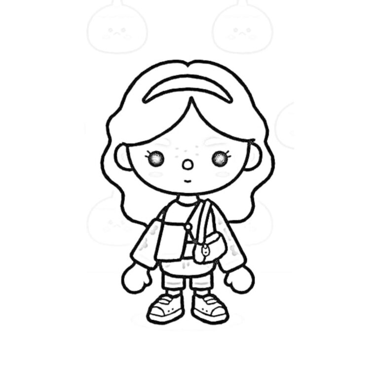 27 Toca Boca Plansa de Colorat Unic | Download Și imprimați PDF