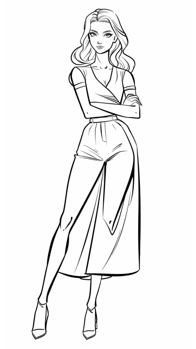 36 Top Model Coloring Page Unique | free Download And Print