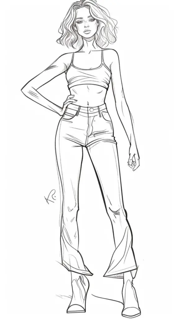 33 Top Model Coloring Page Unique | free Download And Print