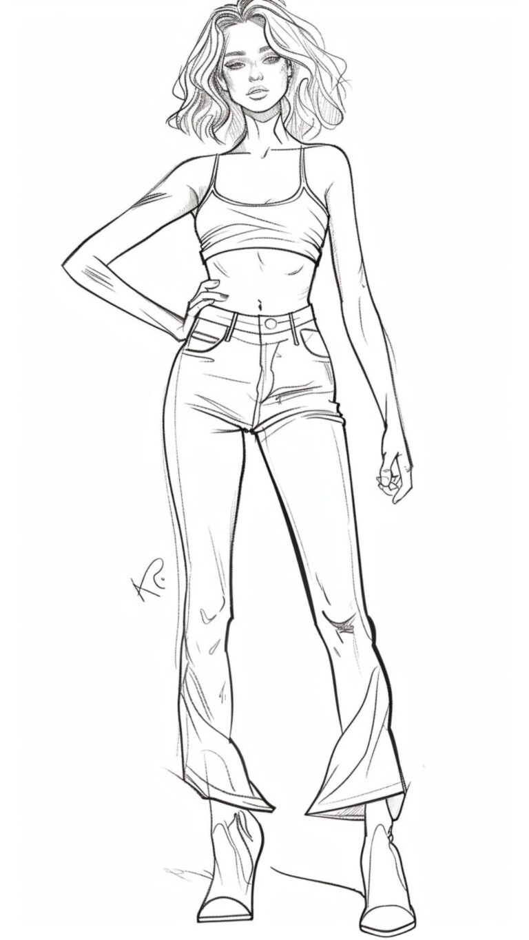 33 Top Model Coloring Page Unique | free Download And Print