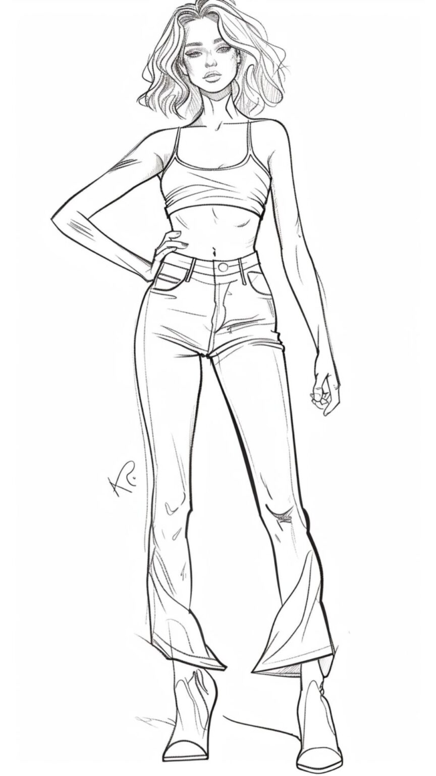 33 Top Model Coloring Page Unique | free Download And Print