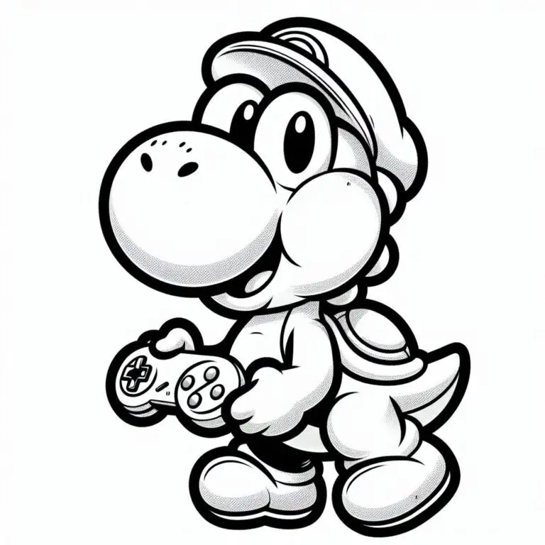 52 Yoshi Coloring Pages Unique | Download And Print Drawing