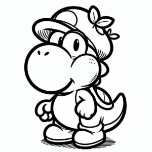 55 Yoshi Coloring Pages Unique | Download And Print Drawing