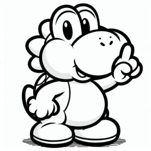 55 Yoshi Coloring Pages Unique | Download And Print Drawing