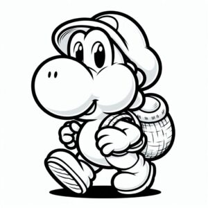 55 Yoshi Coloring Pages Unique | Download And Print Drawing