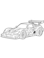 45 Auto da corsa da colorare unico e stampare PDF gratuita
