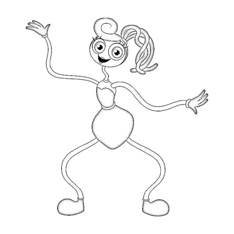 33 Poppy playtime de colorat gratuit (Desene imprimabile)