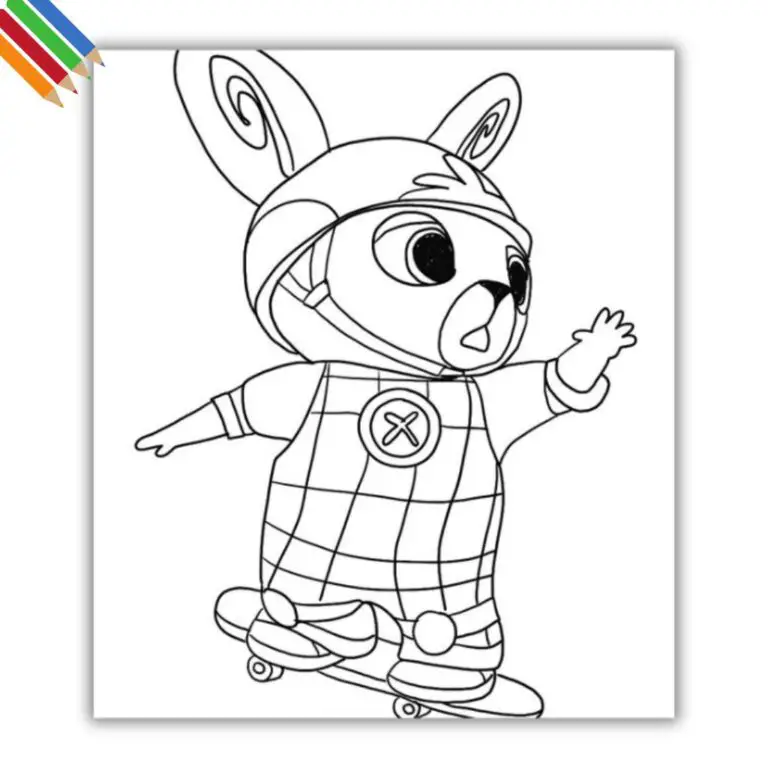 66+ Bing Coloring Pages For Kids | Free Printables