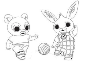 60+ Bing Coloring Pages For Kids | Free Printables