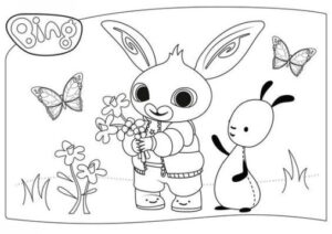 60+ Bing Coloring Pages For Kids | Free Printables