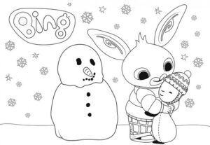 60+ Bing Coloring Pages For Kids | Free Printables