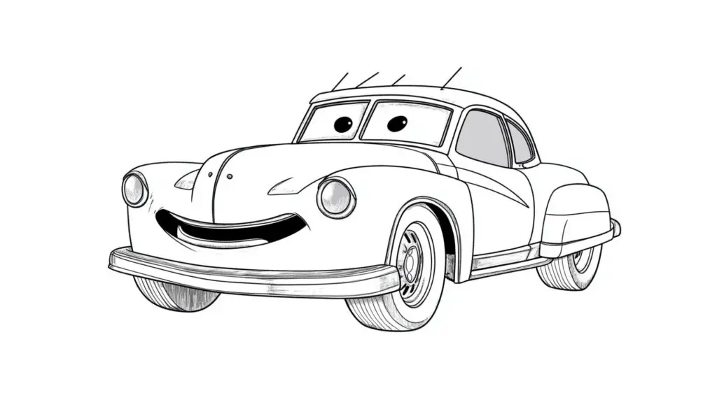 15 Cars de colorat pentru copii gratuit (Desene imprimabile)