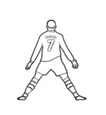 33+ Cristiano ronaldo de colorat gratuit (Desene imprimabile)