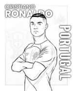 36+ Cristiano ronaldo de colorat gratuit (Desene imprimabile)