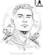 30+ Cristiano Ronaldo da colorare unico e stampare PDF