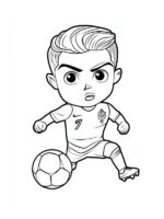 36+ Cristiano ronaldo de colorat gratuit (Desene imprimabile)
