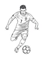 36+ Cristiano ronaldo de colorat gratuit (Desene imprimabile)