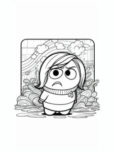 Inside Out da colorare unico e stampare PDF gratuita