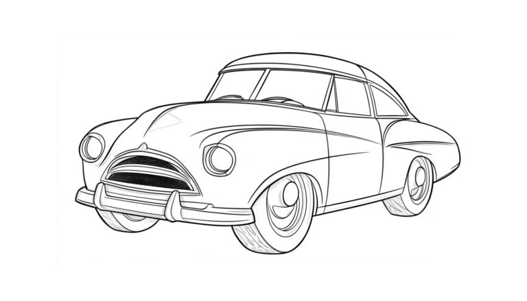 15 Cars da colorare unico e stampare PDF gratuita