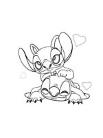 29+ Stitch și înger de colorat gratuit (Desene imprimabile)