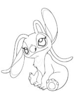 26+ Coloring page Stitch And Angel Unique | Download And Print