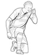 16+ Erling Haaland Coloring Pages Unique | Free Printables