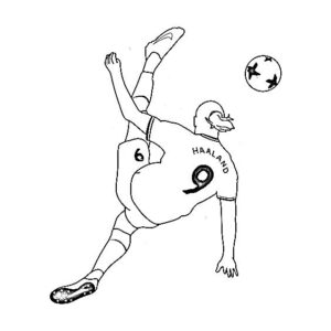 16+ Erling Haaland Coloring Pages Unique | Free Printables