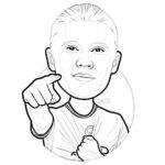 16+ Erling Haaland Coloring Pages Unique | Free Printables