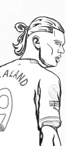 16+ Erling Haaland Coloring Pages Unique | Free Printables