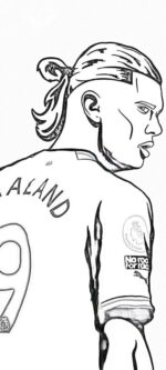 16+ Erling Haaland Coloring Pages Unique | Free Printables