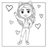 10+ Desenhos Gabby's Dollhouse para colorir e imprimir PDF